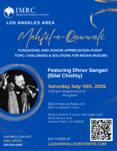 Mehfil-e-Qawwali with Bilal Chishty – Los Angeles – Imrcusa